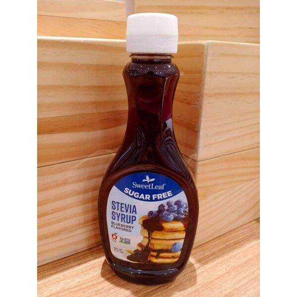 SweetLeaf Sugar Free Stevia Pancake Syrup Blueberry Flavored 12 Fl Oz ...