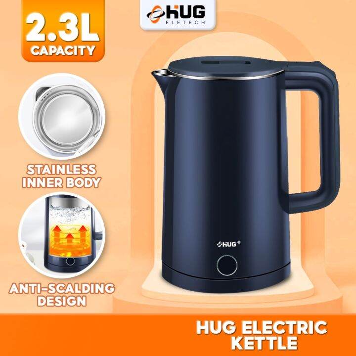 Hug 2.3 Liters Fast Boiling Electric Kettle Glossy Body EK-23G | Lazada PH