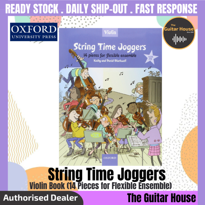 OXFORD String Time Joggers (14 Pieces for Flexible Ensemble) (Book & CD) | Lazada