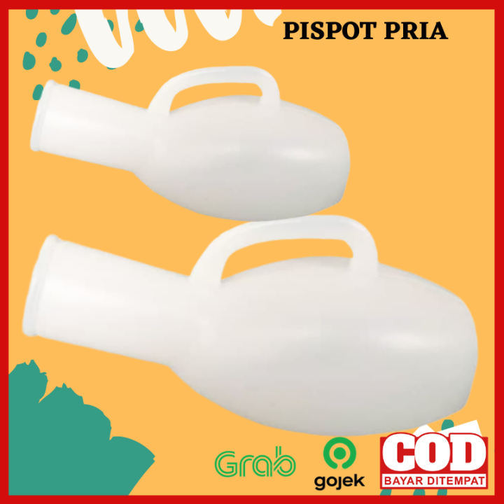 Onemed Pispot Pria Urinal Plastik Tempat Urine Urin Kencing Pria ...
