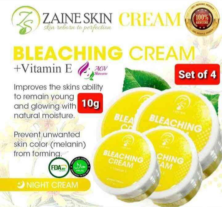 ZAINE (SET OF 4X10G) BLEACHING/PEELING/COLLAGEN CREAM. | Lazada PH