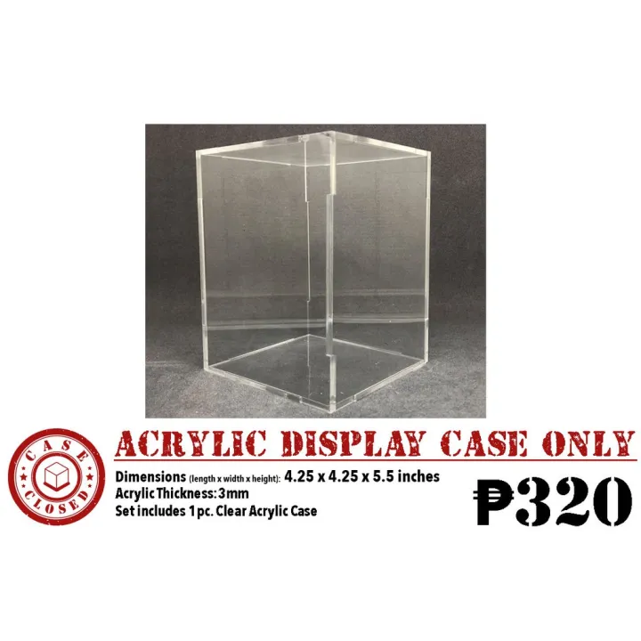 EF1Case Closed Customs: NENDOROID "NEN-DO REGULAR" Acrylic Display Case ...