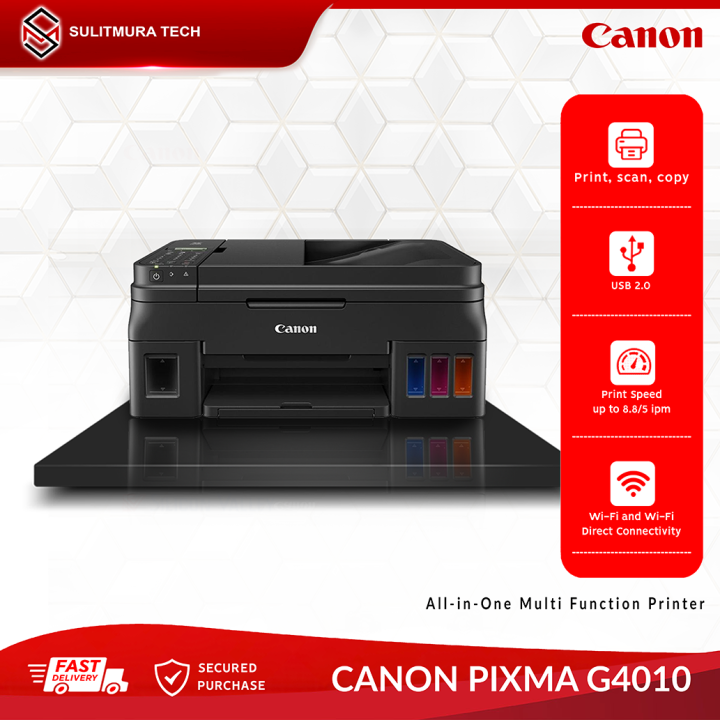 CANON PIXMA G4010 PRINTER ALL IN ONE MULTIFUNCTION WIRELESS WITH ADF ...