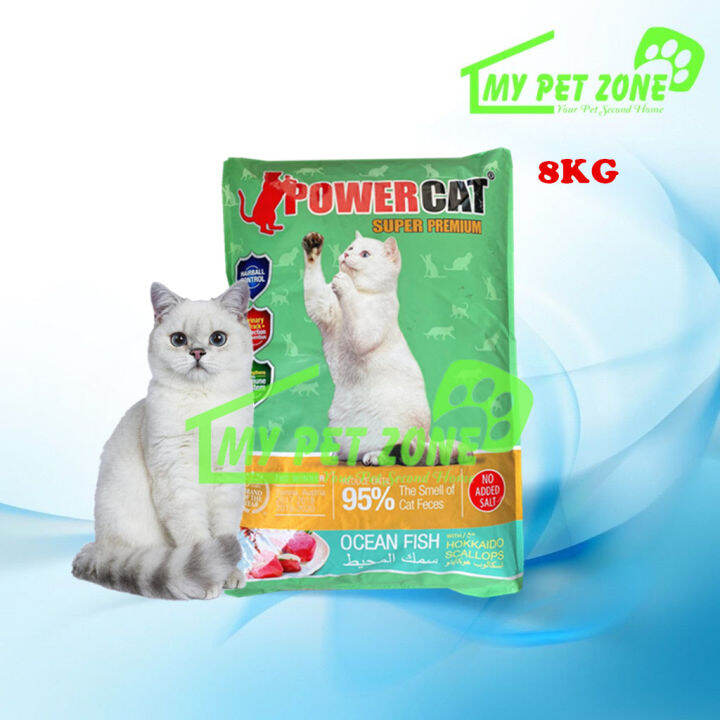Power Cat Super Premium Ocean Fish Cat Food 8KG | Lazada