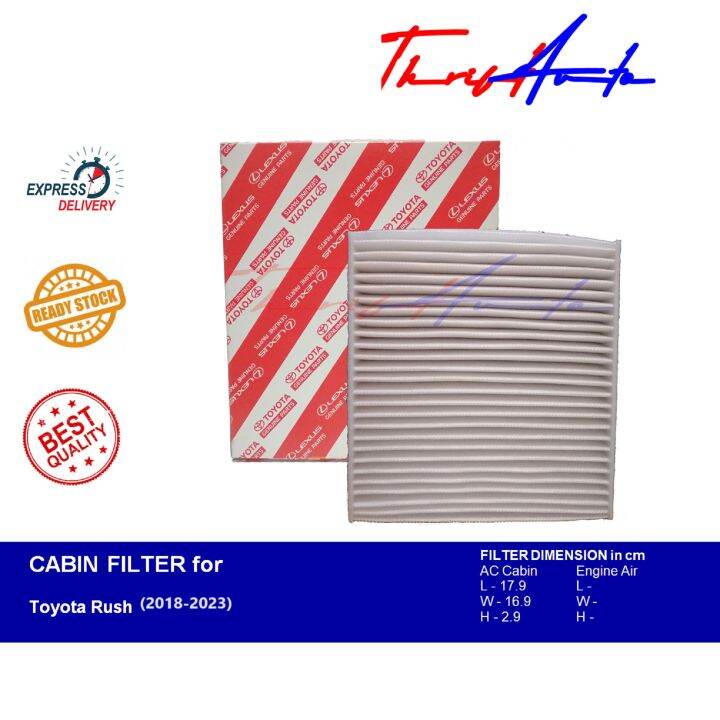 AC Cabin Filter for Toyota Rush (2018 - 2023) | Lazada PH