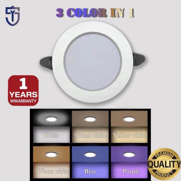 【16PCS in Boxed 】 Pin Light Led Ceiling Pinlights Led Tri Color Led ...