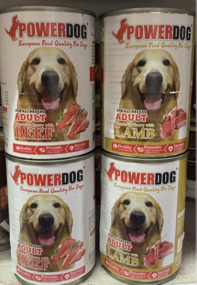 Powerdog Can Food 405g Power Dog Canned Food Organic and Natural 100% ...