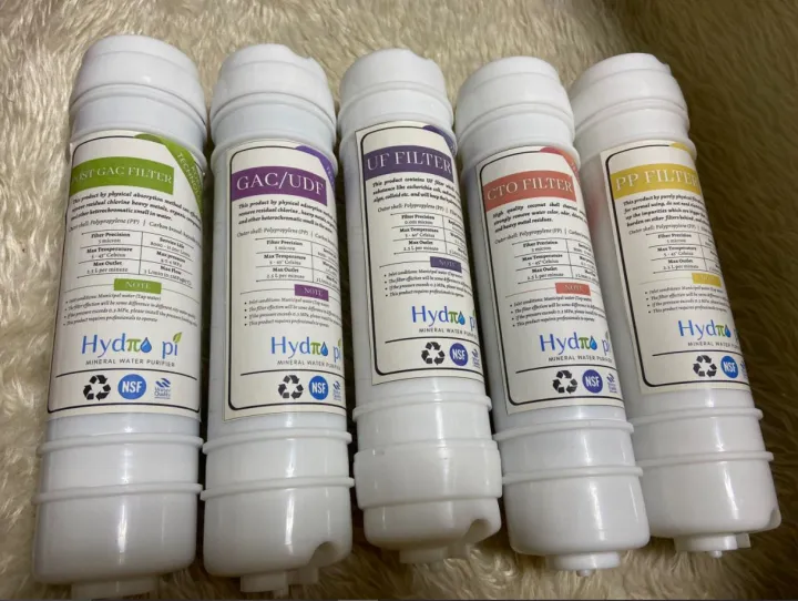 5 sets of Universal Hydro Pi Mineral Water Purifier Filters Universal ...