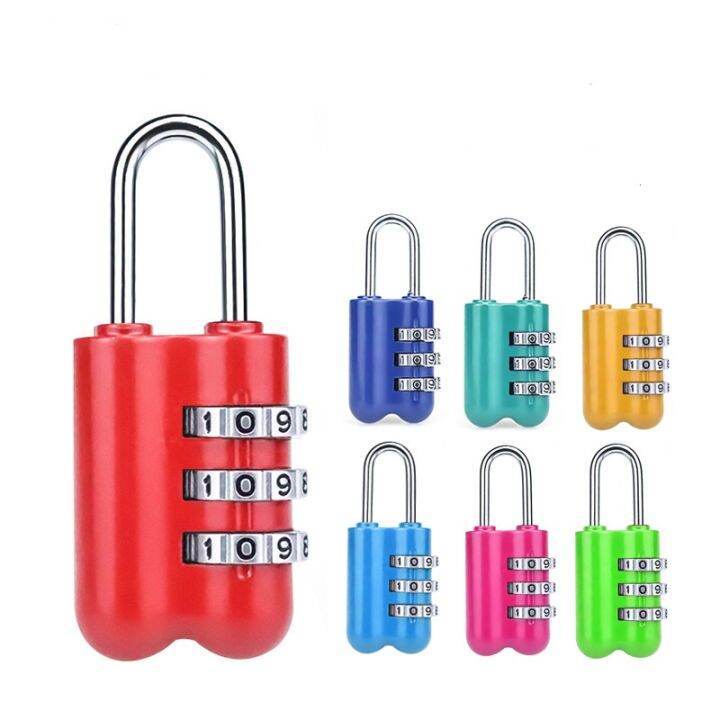 3 Digit Combinations Padlock The Safe Cipher Lock Resettable Code Lock ...