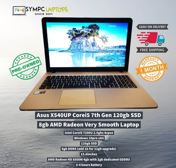 ASUS X540UP Corei5 7th Gen Dual Graphics BROWN LAPTOP | Lazada PH