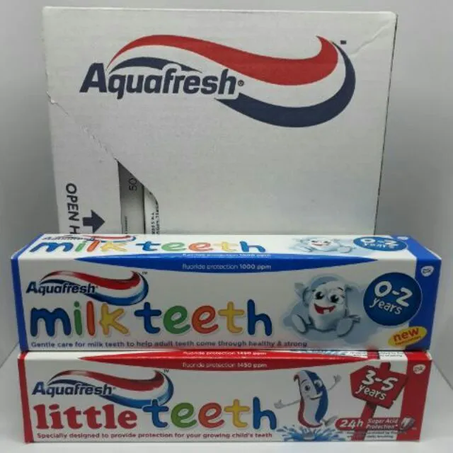 AQUAFRESH Milk teeth and Little teeth 50ml | Lazada PH