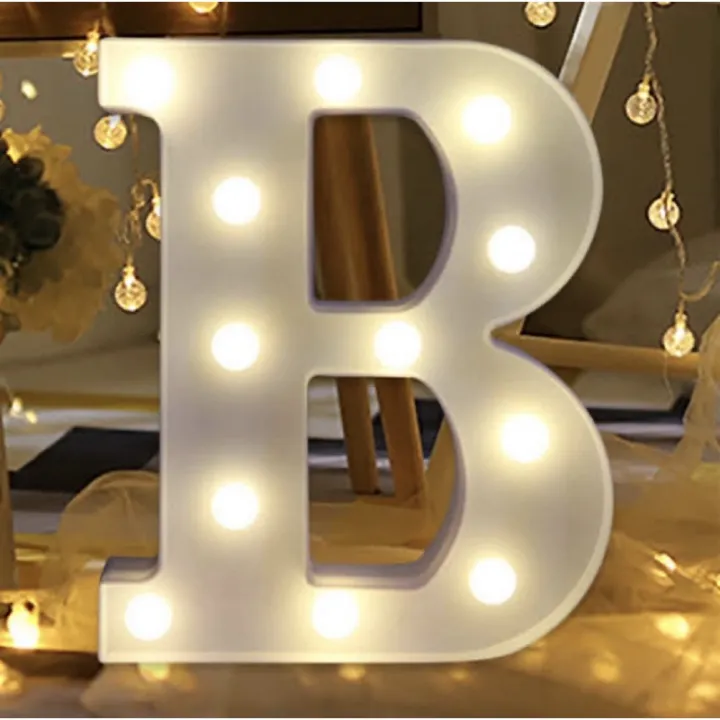 Letter Marquee Light LED Alphabet Standee Signage Stand | Lazada PH