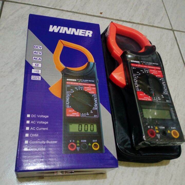 tang ampere digital merk winner sudah ada buzzer ohm | Lazada Indonesia