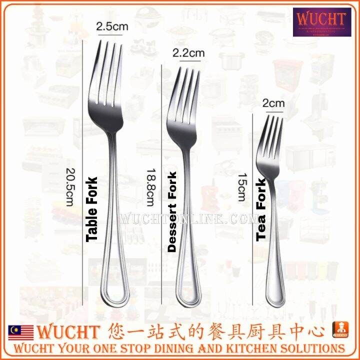 【WUCHT】DOUBLE LINE Cutlery series Stainless Steel Tableware Table Knife ...