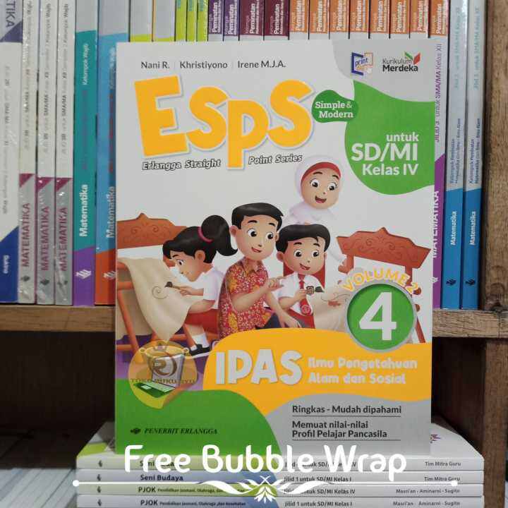 BUKU IPAS KELAS 4 SD VOLUME 2 KURIKULUM MERDEKA 2021 ERLANGGA | Lazada Indonesia