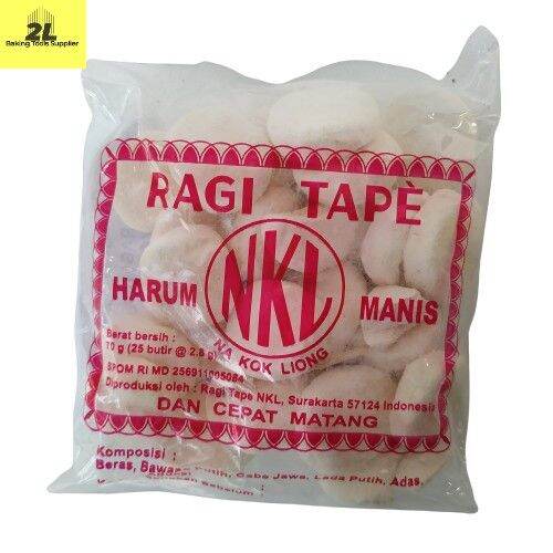 Ragi tape harum manis ragi NKL ragi tape singkong 70 gram | Lazada ...