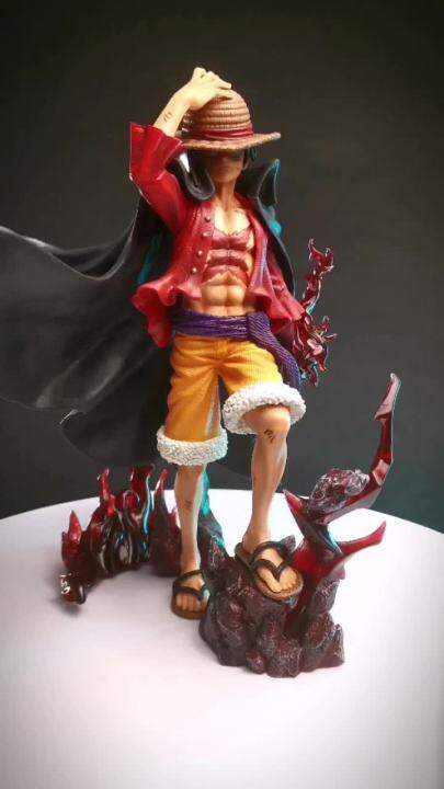 Monkey D Luffy Four Emperors GK Statue Figure Model Toy PVC Brinquedos ...