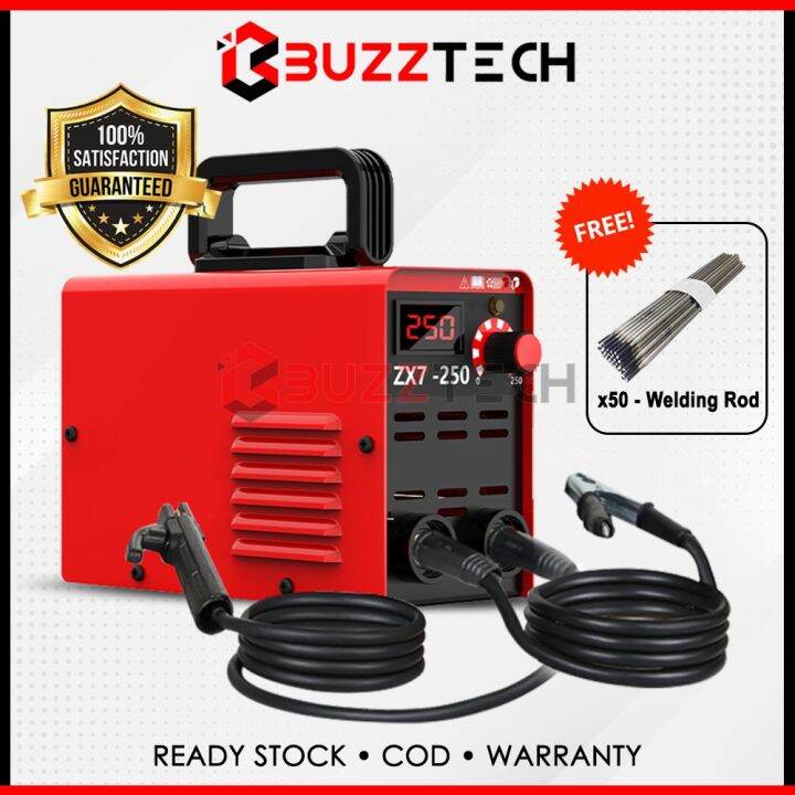 BuzzTech 250A Welding Machine 220V Arc Welding Machine Inverter MIG MMA Welding Machine Mesin ...