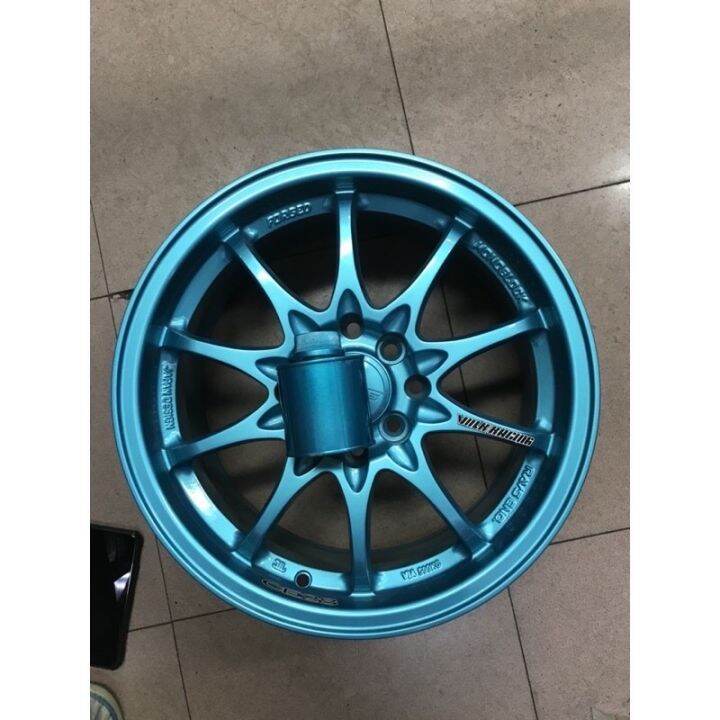 AIKKA TE37 AK200059 HYPER GREEN SPORT RIM COLOUR 2K AUTOMOTIVE CAR ...