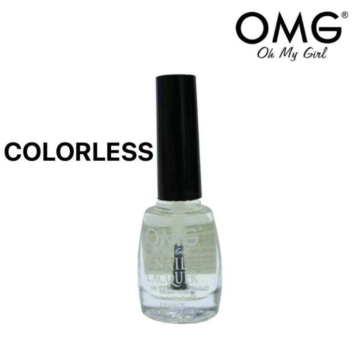 OMG Nail Laquer Nail Polish Colorless 10ml | Lazada PH