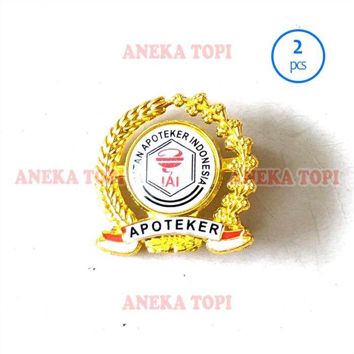 Pin Apoteker Pin Logo IAI Lencana Bros Ikatan Apoteker Indonesia Model ...