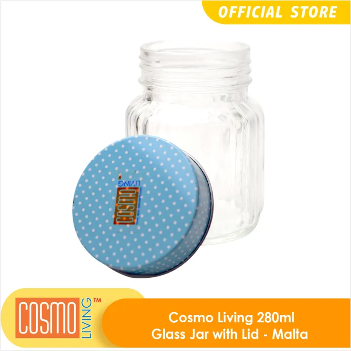 Cosmo Living 280ml Glass Jar with Lid - Malta | Lazada PH