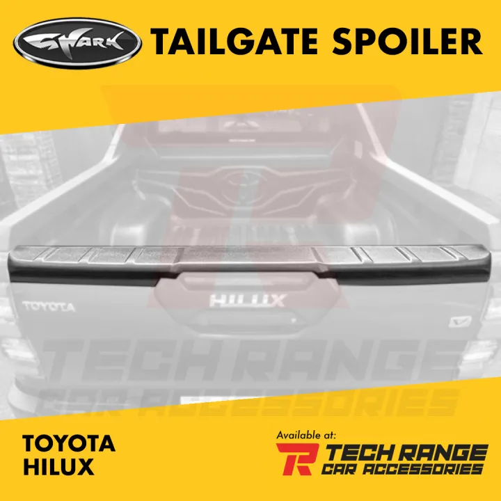 Tailgate Spoiler for Toyota Hilux Conquest 2021 (Shark Brand) | Lazada PH