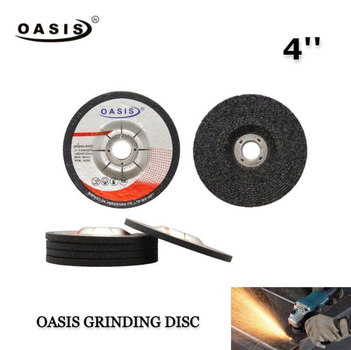Oasis Grinding Disc Heavy Duty 4'' Of Metal Stainless(PER PCS) | Lazada PH