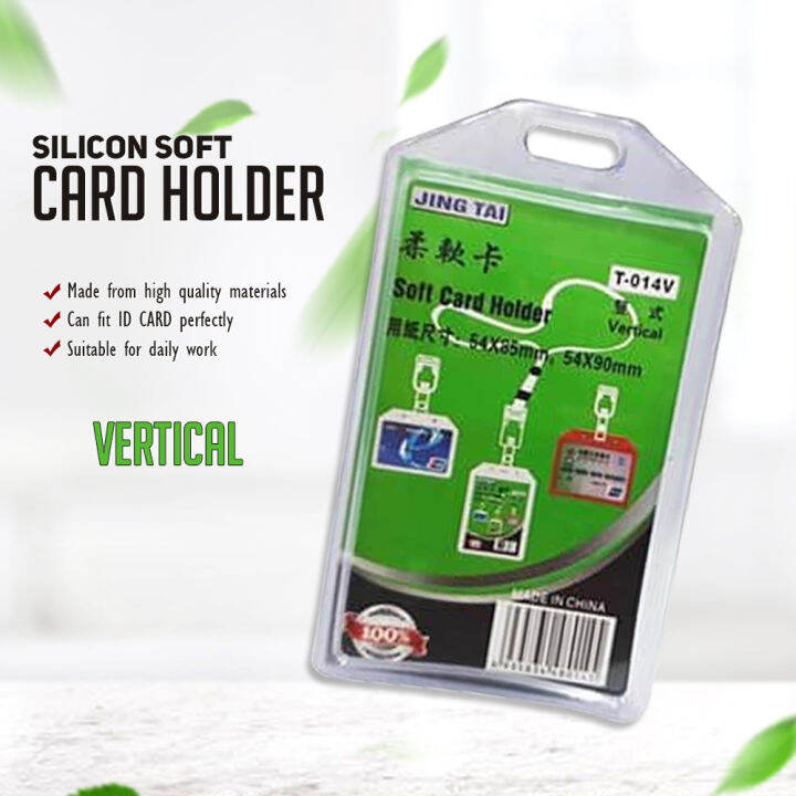 •ALL'in Printing Supplies• JING TAI Soft Card Id Holder Double Sided ...