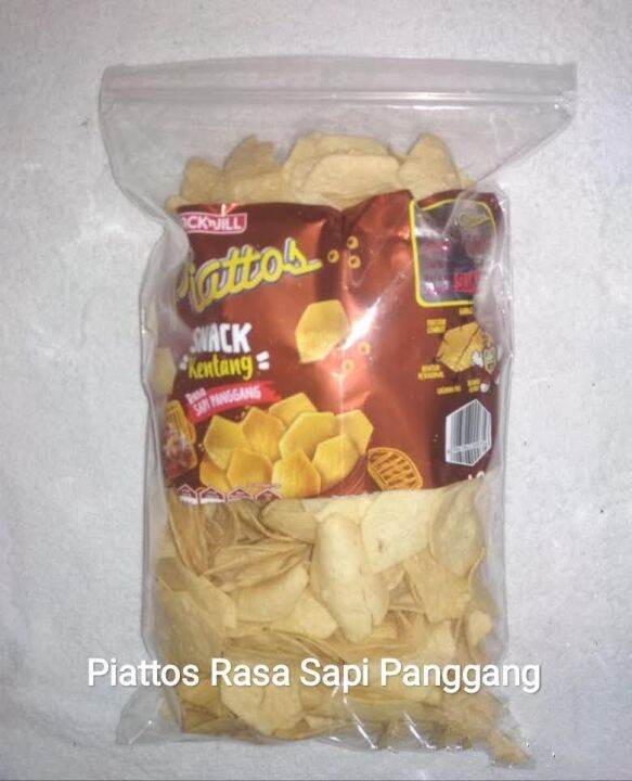 CHIKI PIATTOS RASA SAPI PANGGANG/SNACK/CIKI/CAMILAN/MAKANAN RINGAN ...