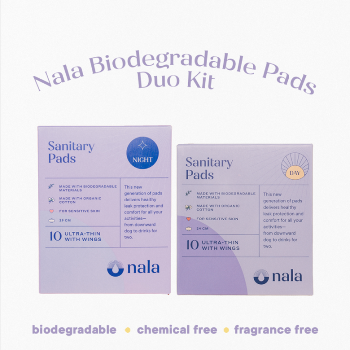 Nala Biodegradable Pads Duo Kit | Lazada PH