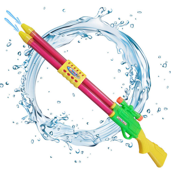 Tube Water Shooter Double Barrel Powerful Hand Pump Water Gun Water ...