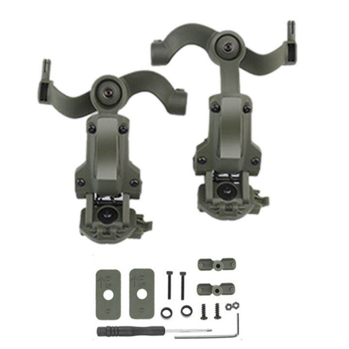 Headset Rail Mount Bracket Stand Accessory 360° Rotation Headset Helmet ...