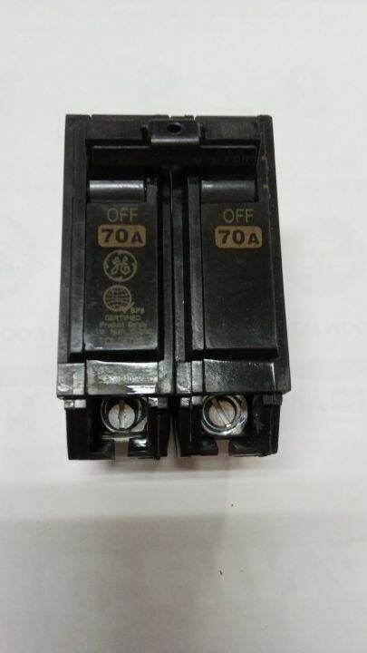 GE Breaker Circuit Breaker ORIGINAL TQL 70 Amperes 2 Pole Plug-In Type ...