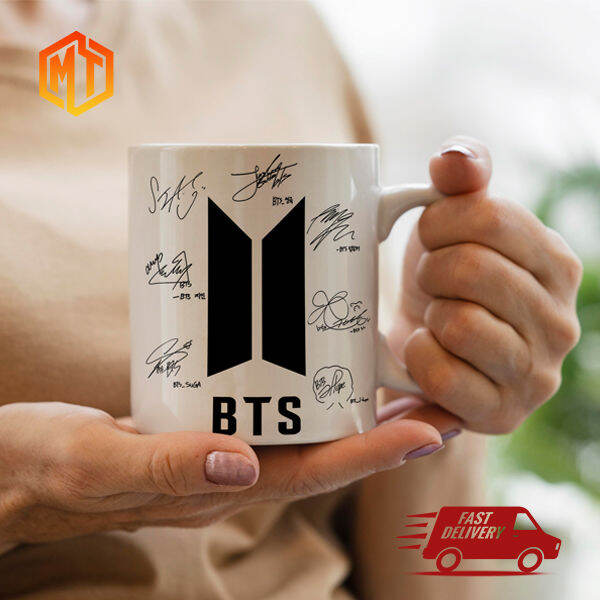 BTS Custom Mug,แก้วเซรามิค,แก้วกาแฟ,แก้วชา,ชื่อ,โลโก้,พิมพ์ภาพ | Lazada ...