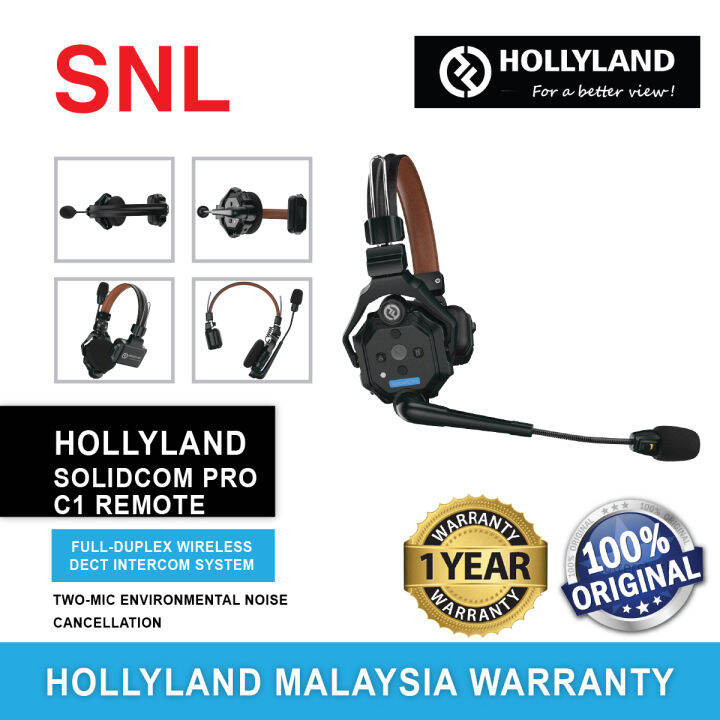 Hollyland Solidcom C1 Pro Full-Duplex ENC Wireless Intercom Remote ...