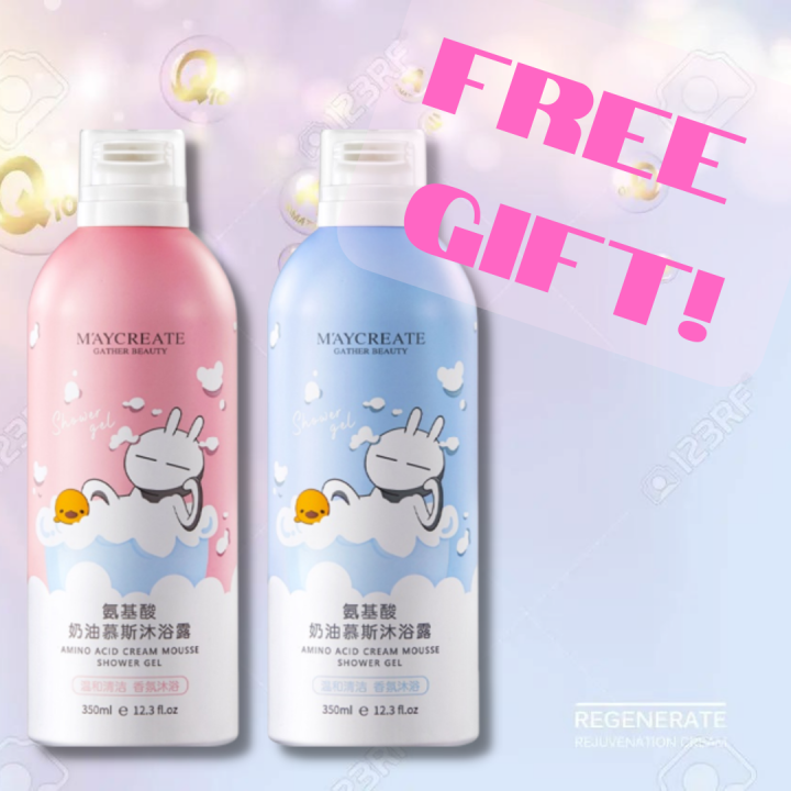 Amino Acid Cream Mouse Bath Gel Skin Whitening Soap By MAYCREATE 2 ...
