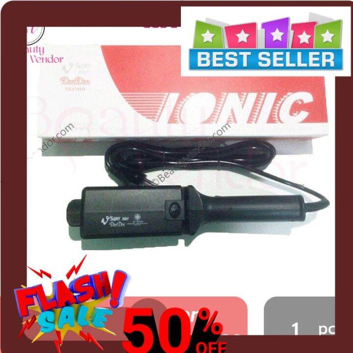 FHG12 (มีฟัน หน้าใหญ่ กล่องส้ม) เครื่องหนีบผม Super V Inter SU 389 DeeDee IonicA เครื่องรีดผม ...