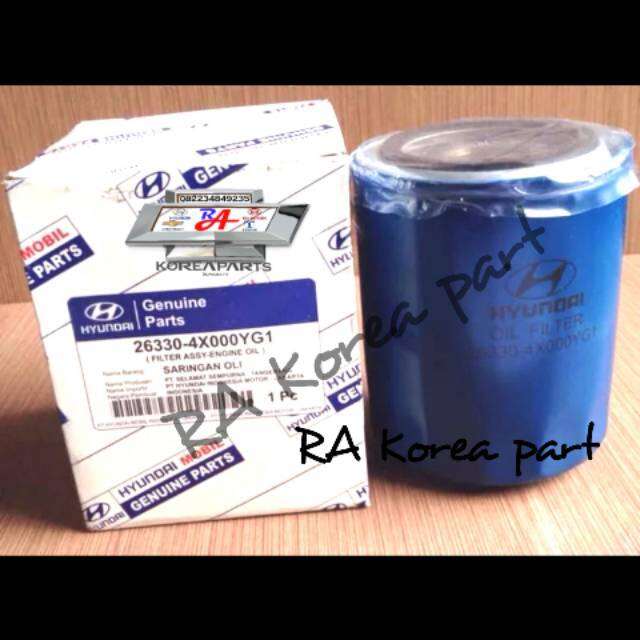 Filter Oli Hyundai H1 ori Kia Pregio Travello Saringan Oil Carnival ...