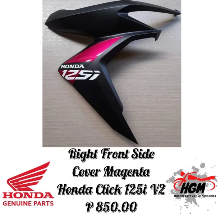 RIGHT SIDE FRONT COVER (MAGENTA) 2020 MODEL HONDA CLICK 125i V2 (64500 ...