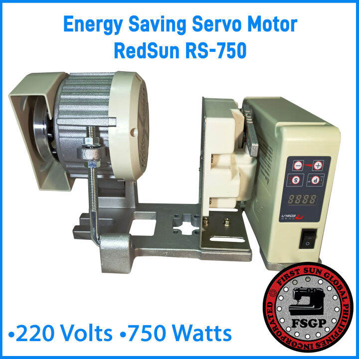 Red-Sun Sewing Machine Energy Saver Servo Motor 550W/750W R8-550/R8-750 ...