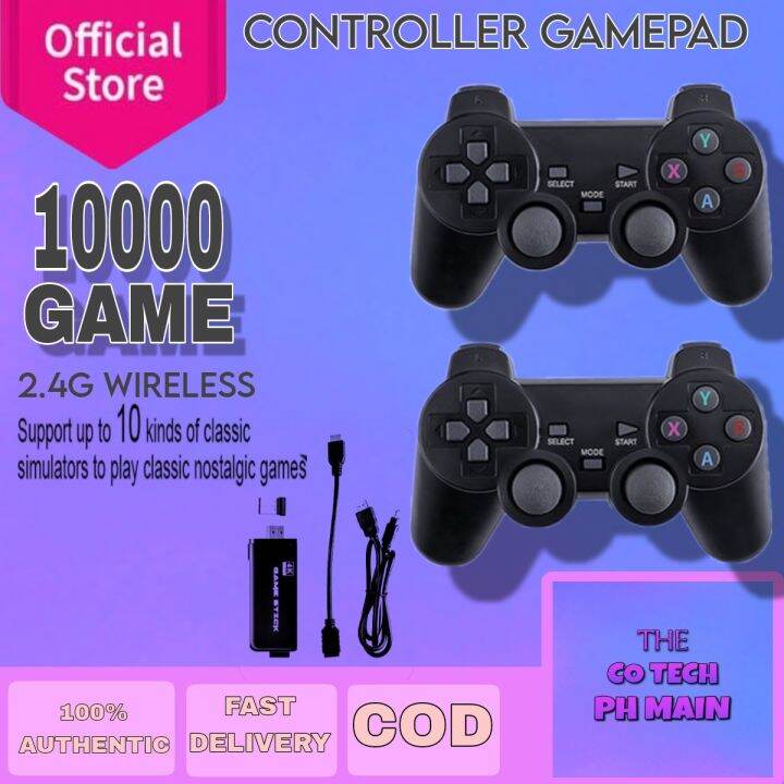 TCT M8 retro game console 2.4G dual wireless controller Game Stick 4K ...