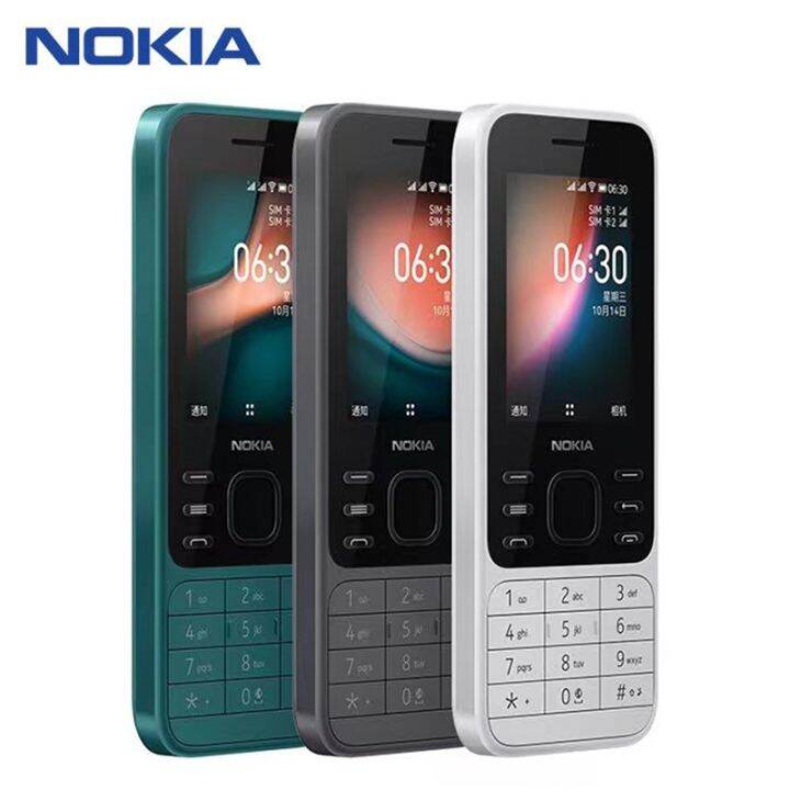 READY STOCK NEW Nokia 6300 Mobile Phone 2G 2.4 Dual Sim 1500 mAh Color ...