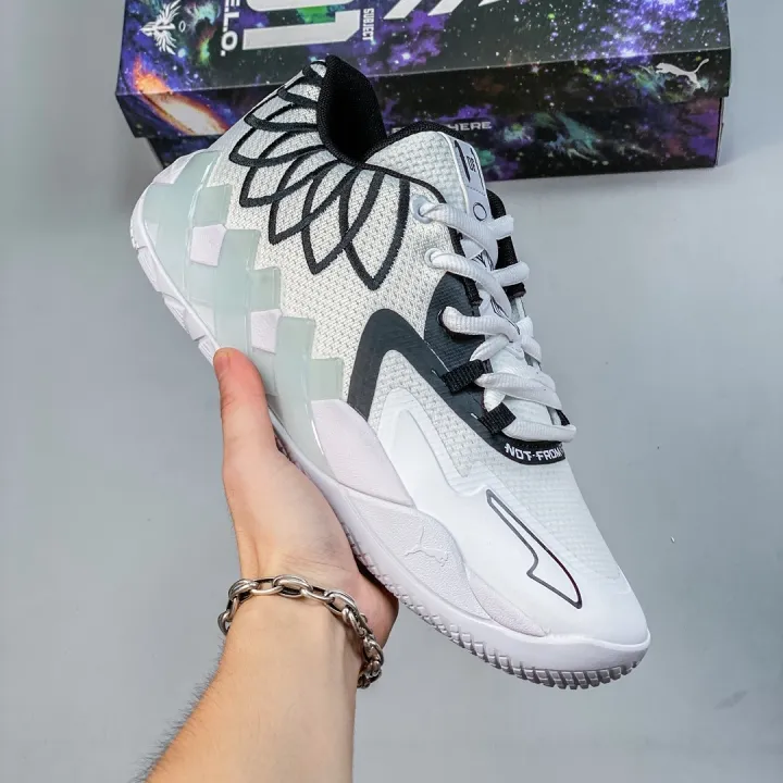 ต้นฉบับใหม่เดิม lamelo บอลรองเท้า MB1 LO ต่ำด้านบนที่เกิดขึ้นจริง ...