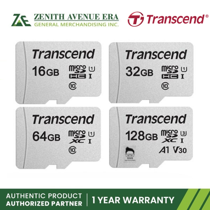 Transcend SD300S-A Micro SD 300s w Adapter Micro SD Card Transcend 64GB SDCard Transcend 128GB ...