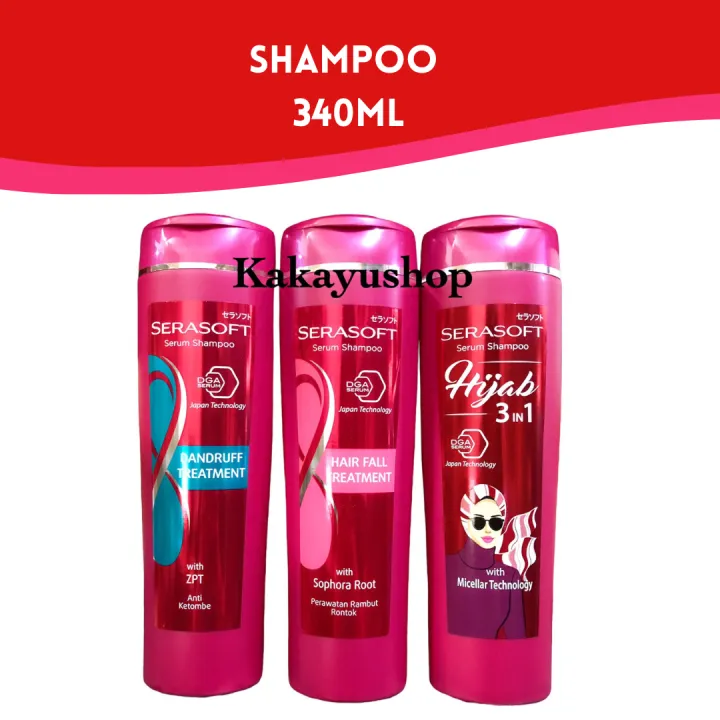 SERASOFT Shampoo Complete Hair Therapy 340ML - Sampo | Lazada Indonesia