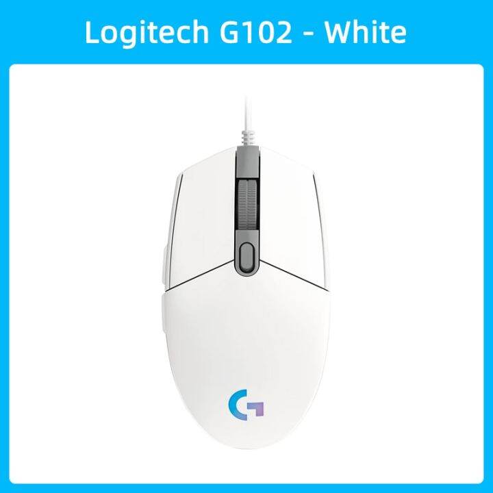 Original Logitech G102 Light Sync Wired Gaming Mouse 6 Programmable Buttons Gaming Grade Sensor ...