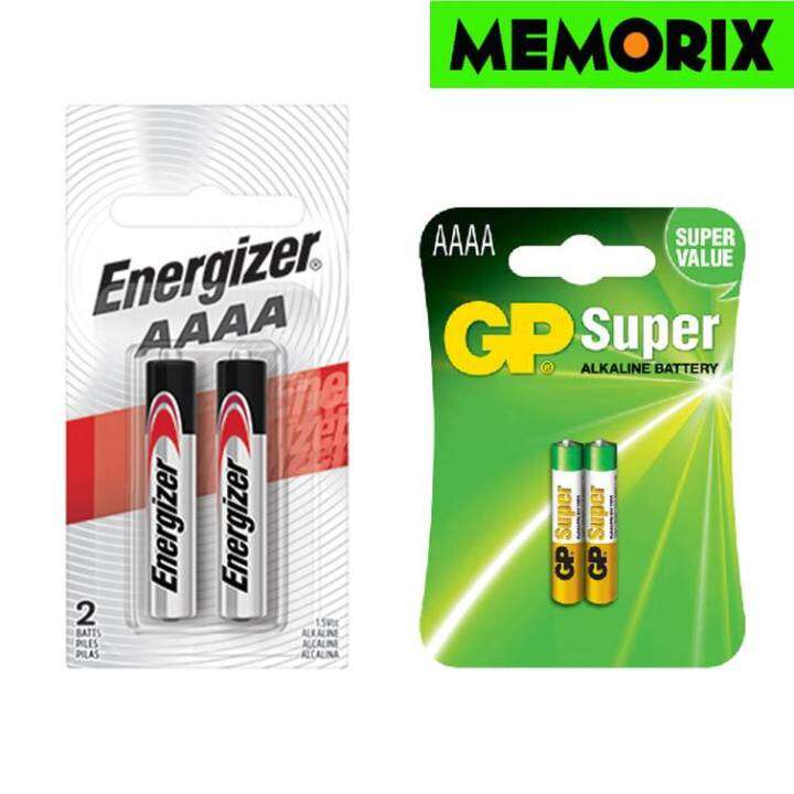 Original ของแท้ 1 แพ็ค = 2 ก้อน Energizer, GP ถ่าน AAAA Alkaline ...