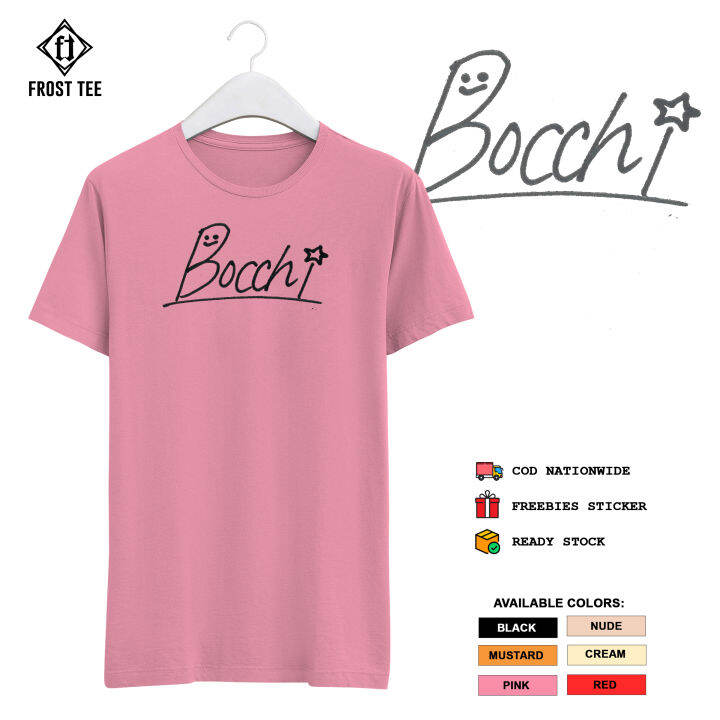 Bocchi the Rock! Bocchi Signature Anime Shirt | FROST TEE | Lazada PH