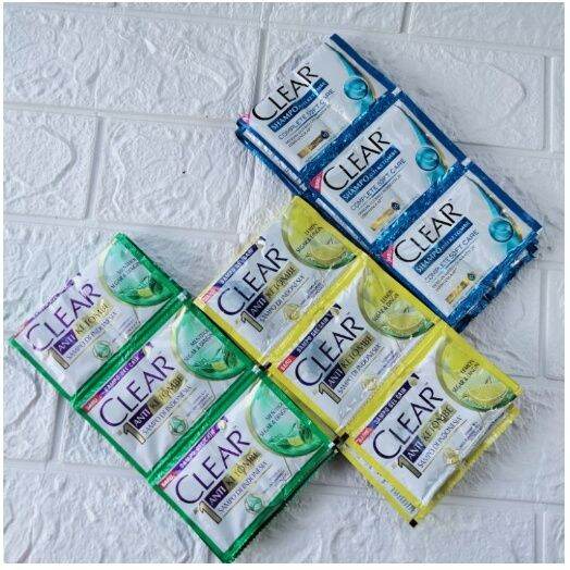 Sampo Clear sachet 1 renceng isi 12 Sachet/24 PCS | Lazada Indonesia